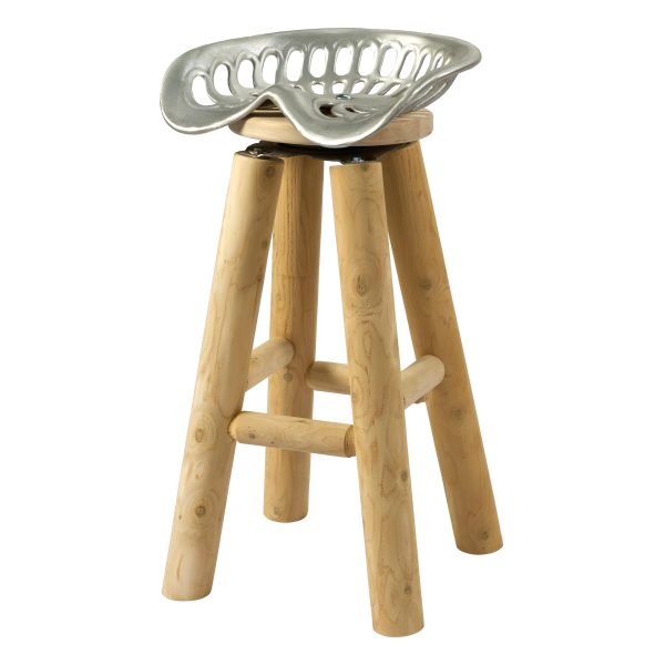 Tractor Seat Stool with Swivel - Martins Custom Woodwork
